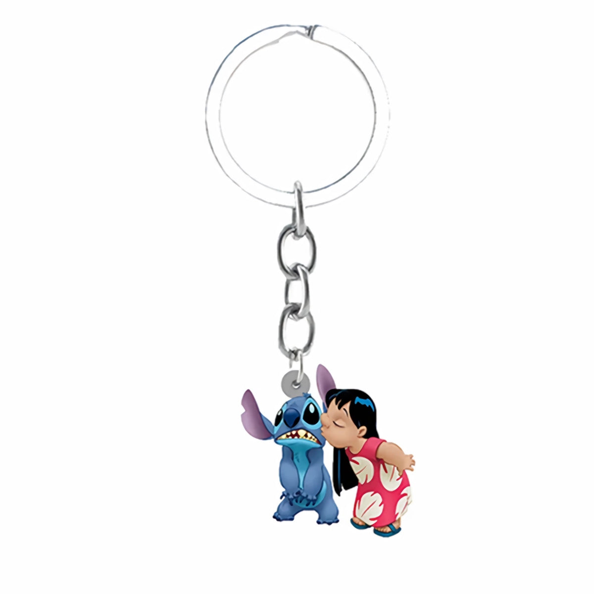 Lilo Kissing Keychain | Stitch Merch