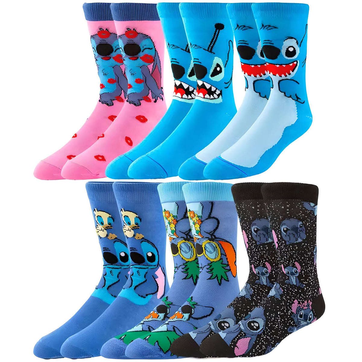 Lilo And Stitch Socks Set | Stitch Merch