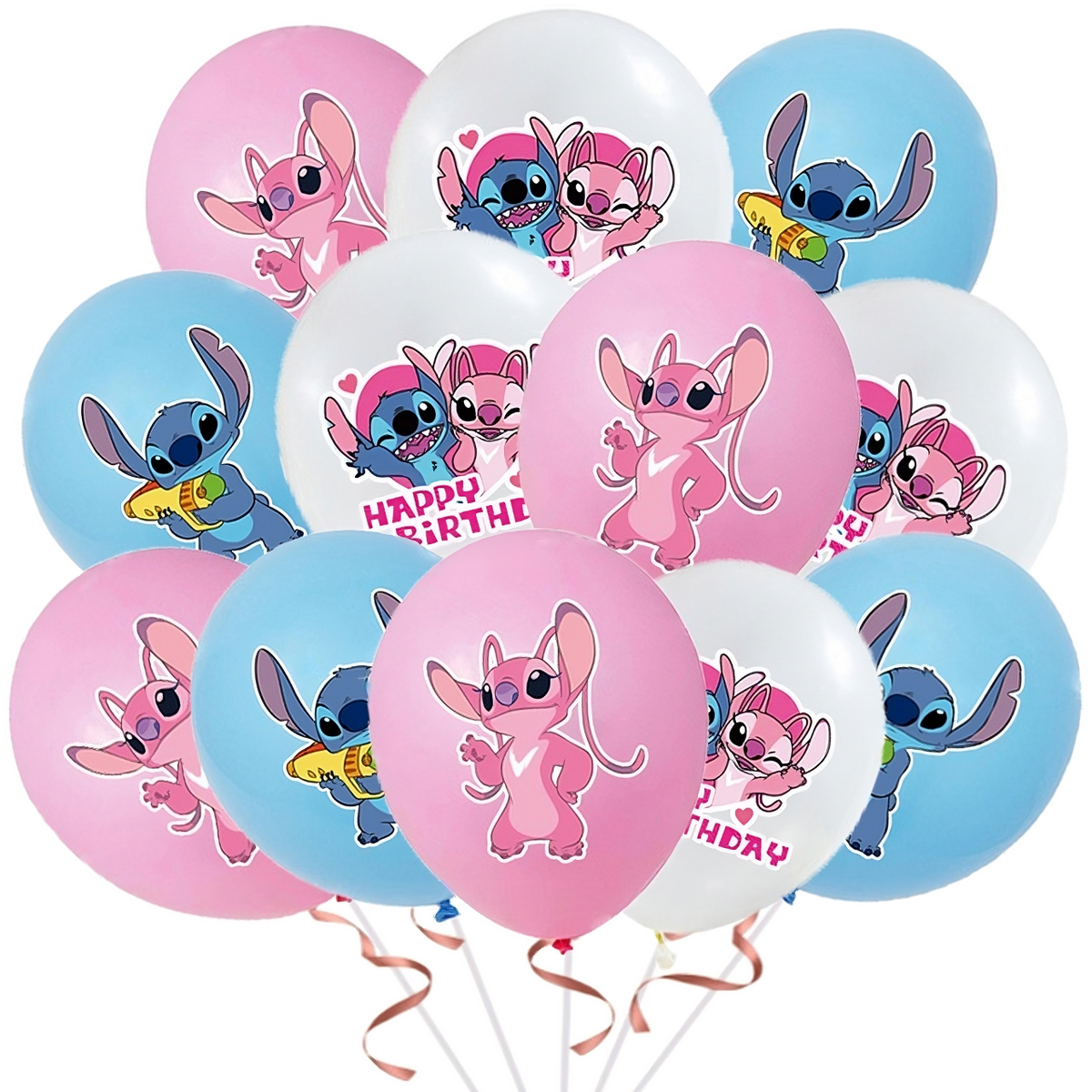 Stitch And Angel Balloons | Stitch Merch
