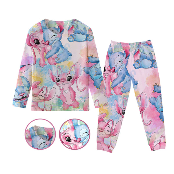 Stitch And Angel Pajamas | Stitch Merch